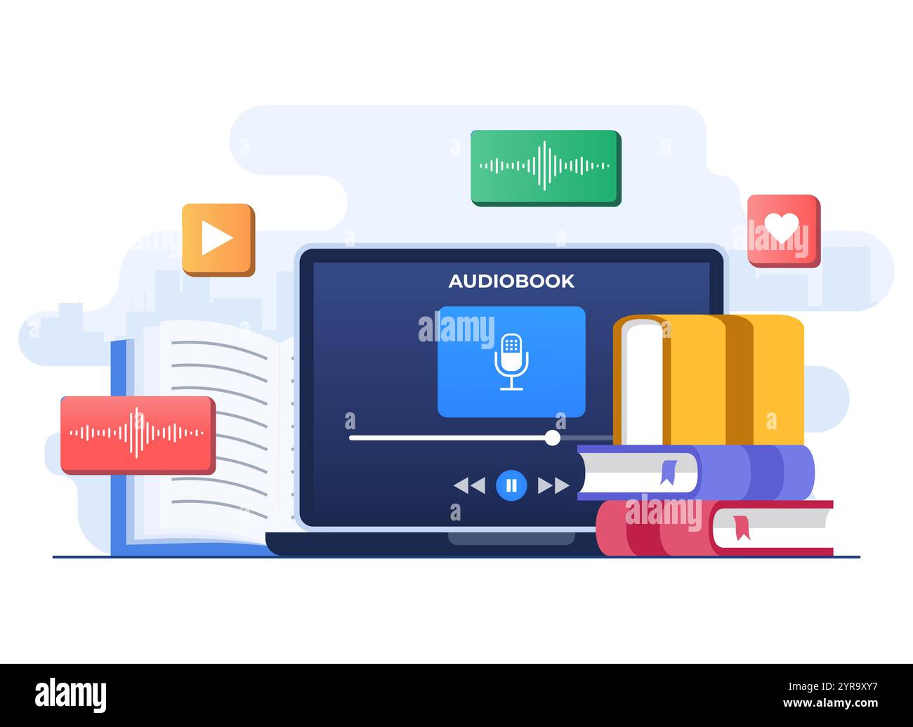 Listening studying Stock Vector Images - Alamy