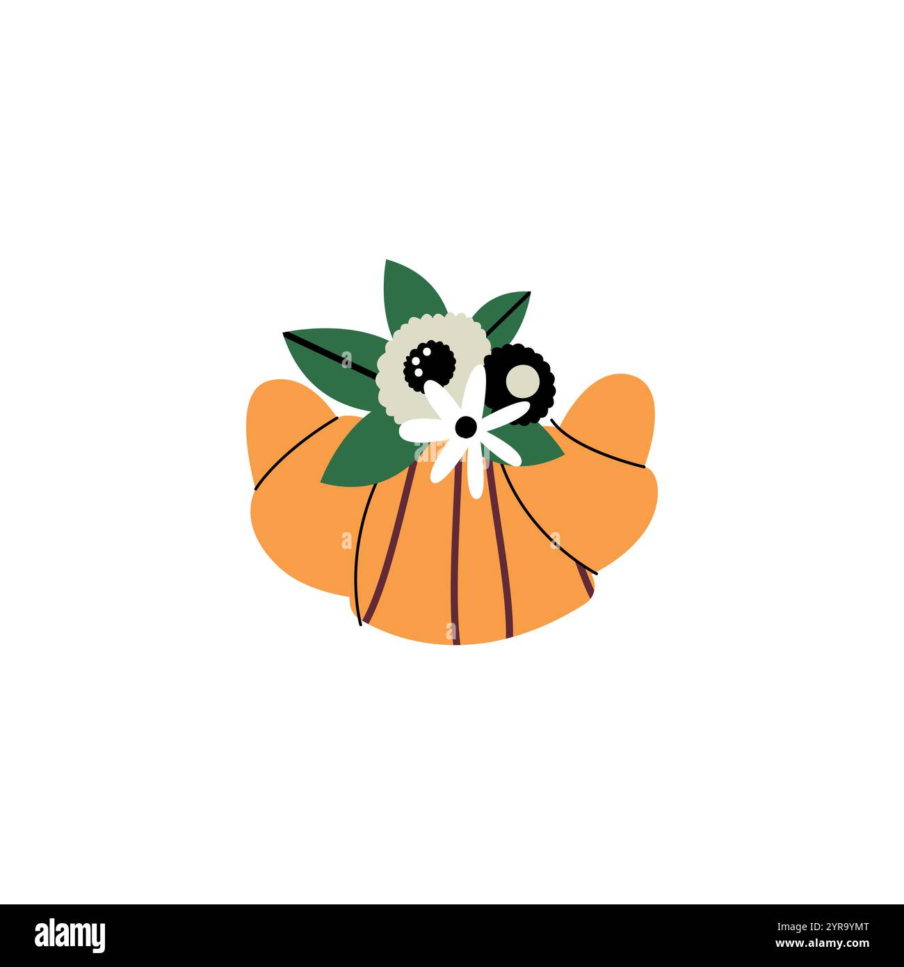 French crust croissant on Stock Vector Images - Alamy