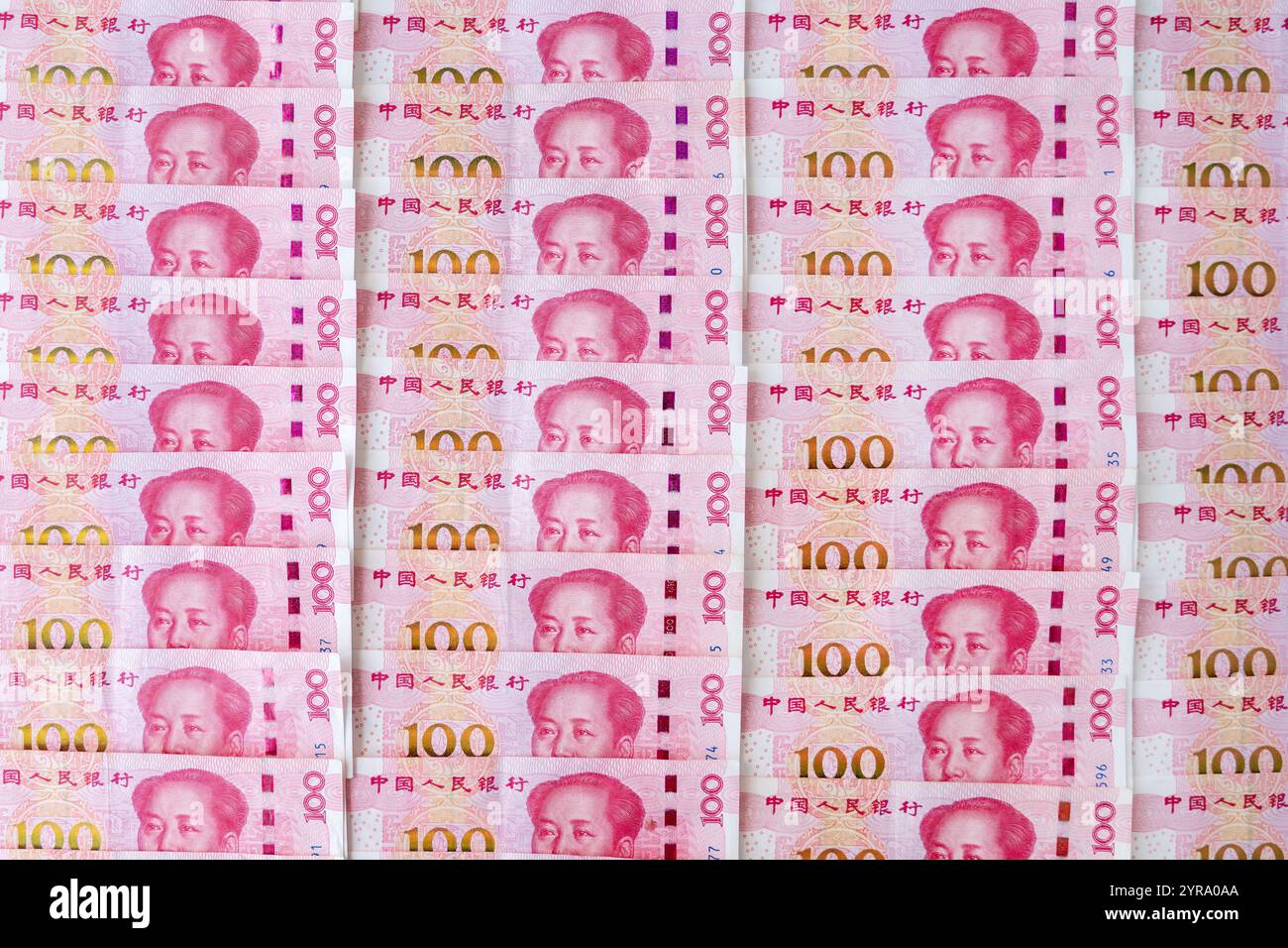 paper banknotes of Chinese yuan , business and finance. background of ...