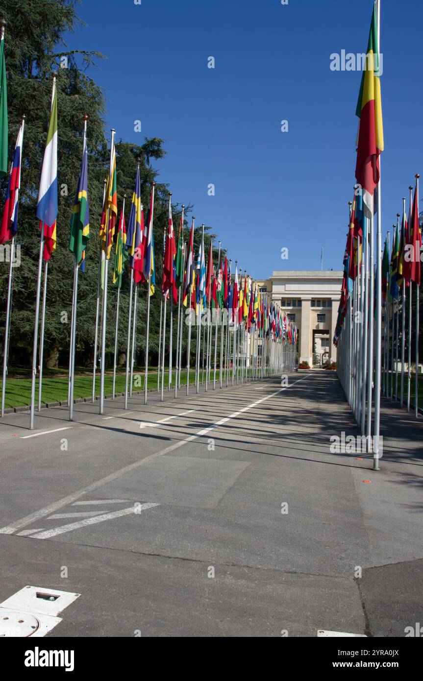 United Nations building in Geneva, Switzerland Stock Photo - Alamy