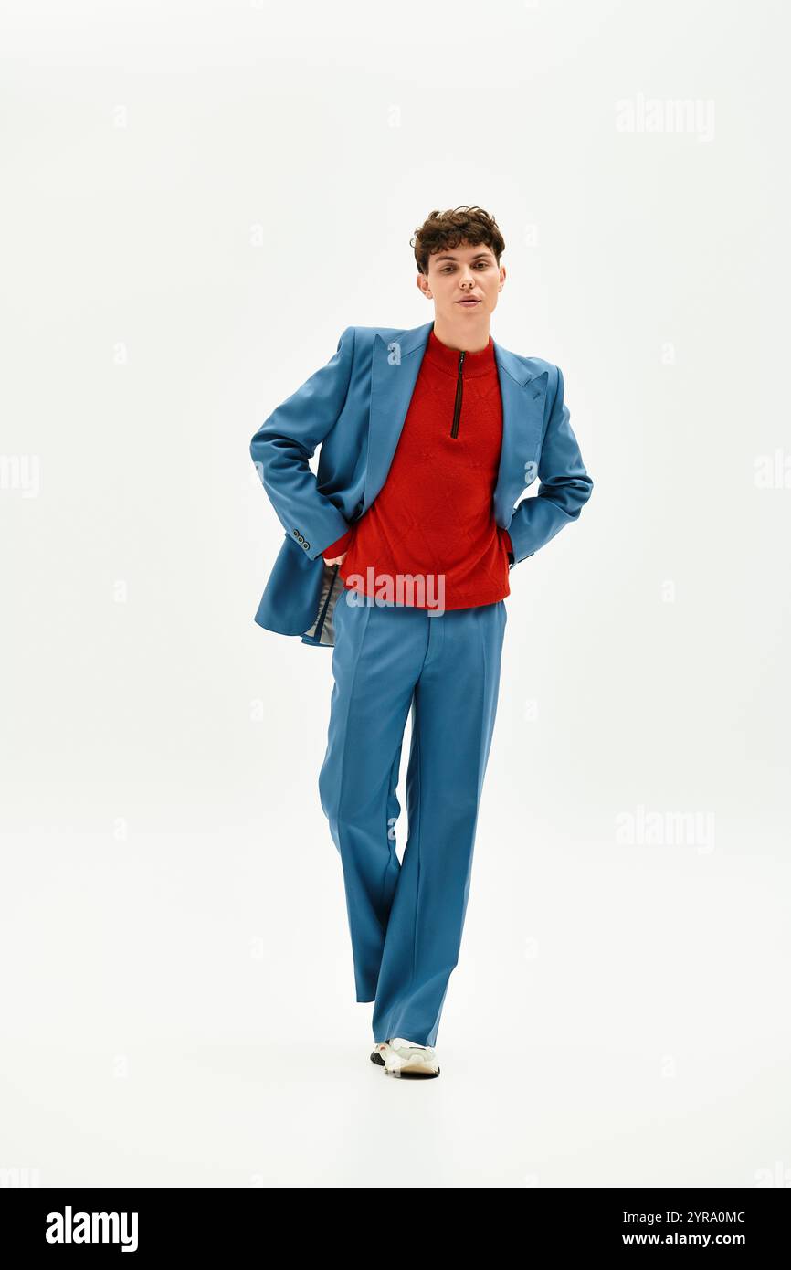 Handsome man showcases unique hi-res stock photography and images - Alamy
