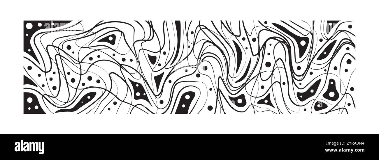 Psychedelic trippy pattern figure. Geometric collage and composition. Modern abstract art object ...