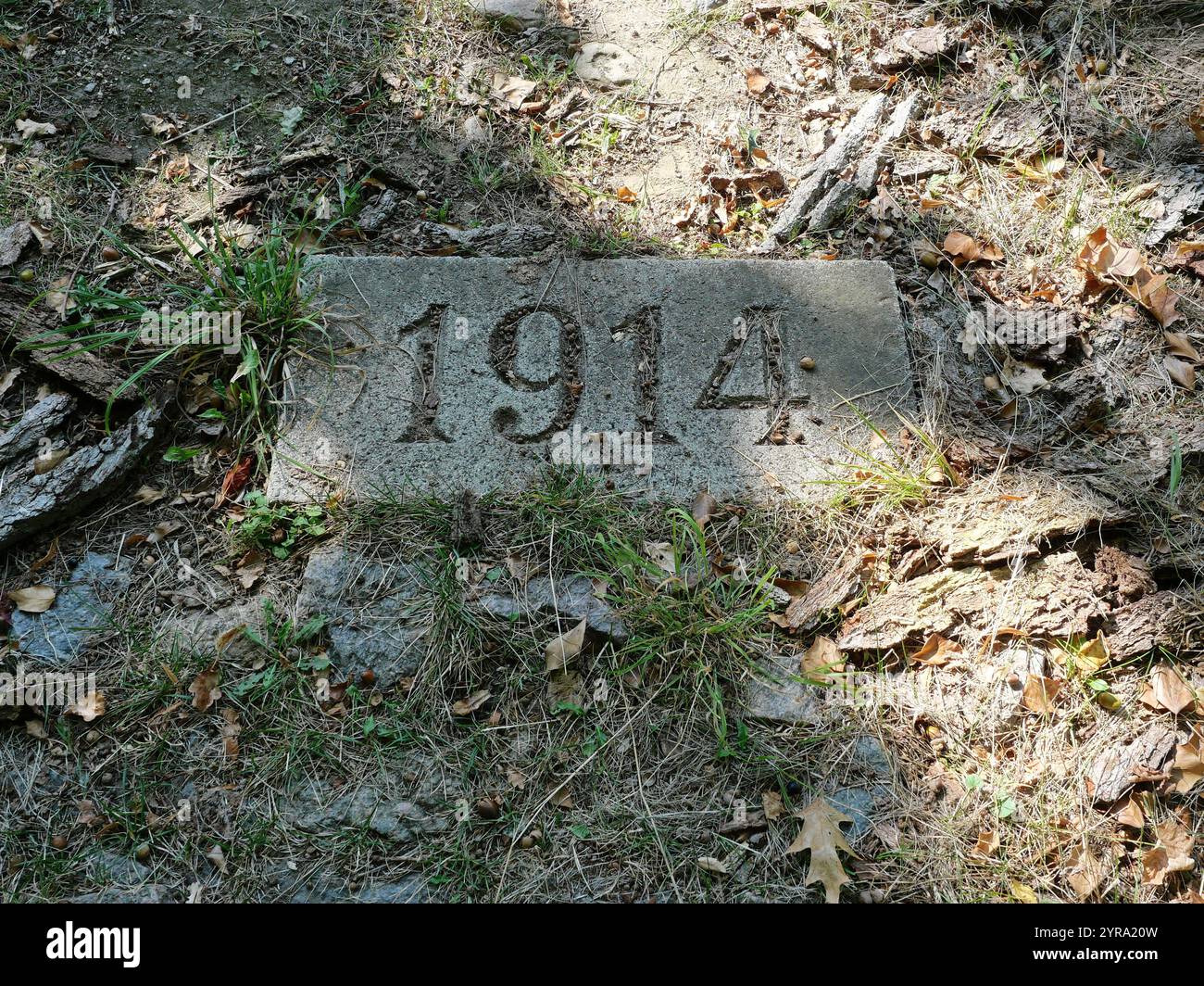 steps with the inscribed years of the First World War take us back in ...
