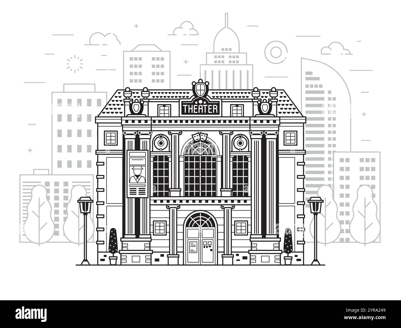 Classic theater art Cut Out Stock Images & Pictures - Alamy