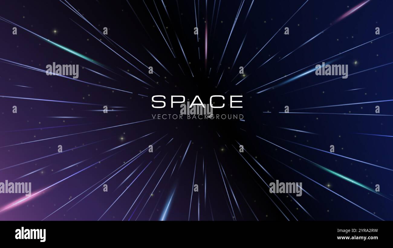 Meteor radial background Stock Vector Images - Alamy