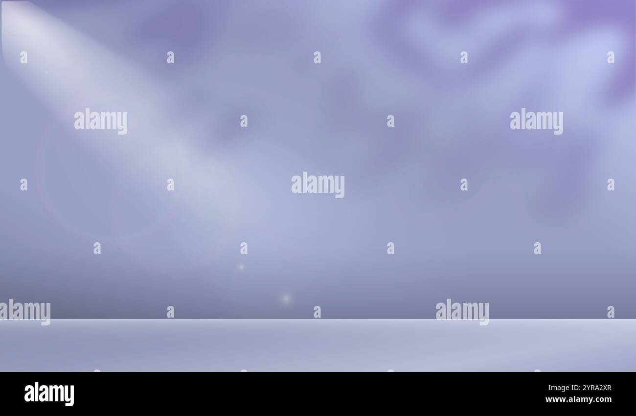 Violet background studio wall room. Showcase and place for product and ...