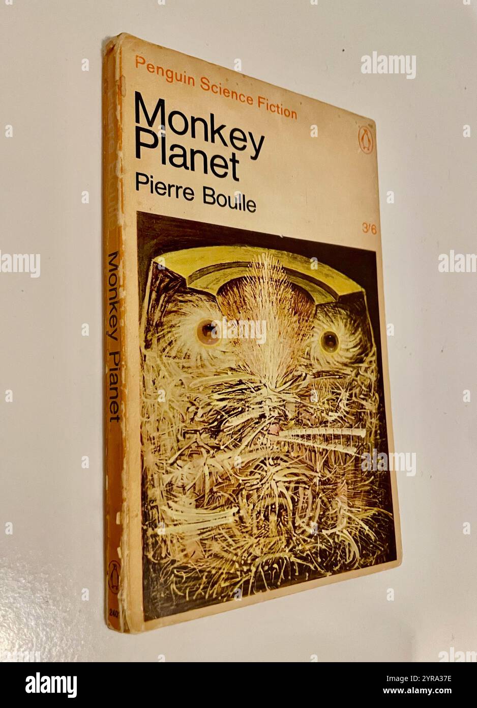 paperback copy of the penguin edition of the pierre boulle novel 'monkey planet' which was the ...