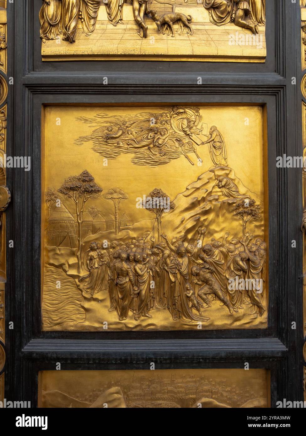 Biblical scenes on the Gates of Paradise or East Doors of Saint John's ...