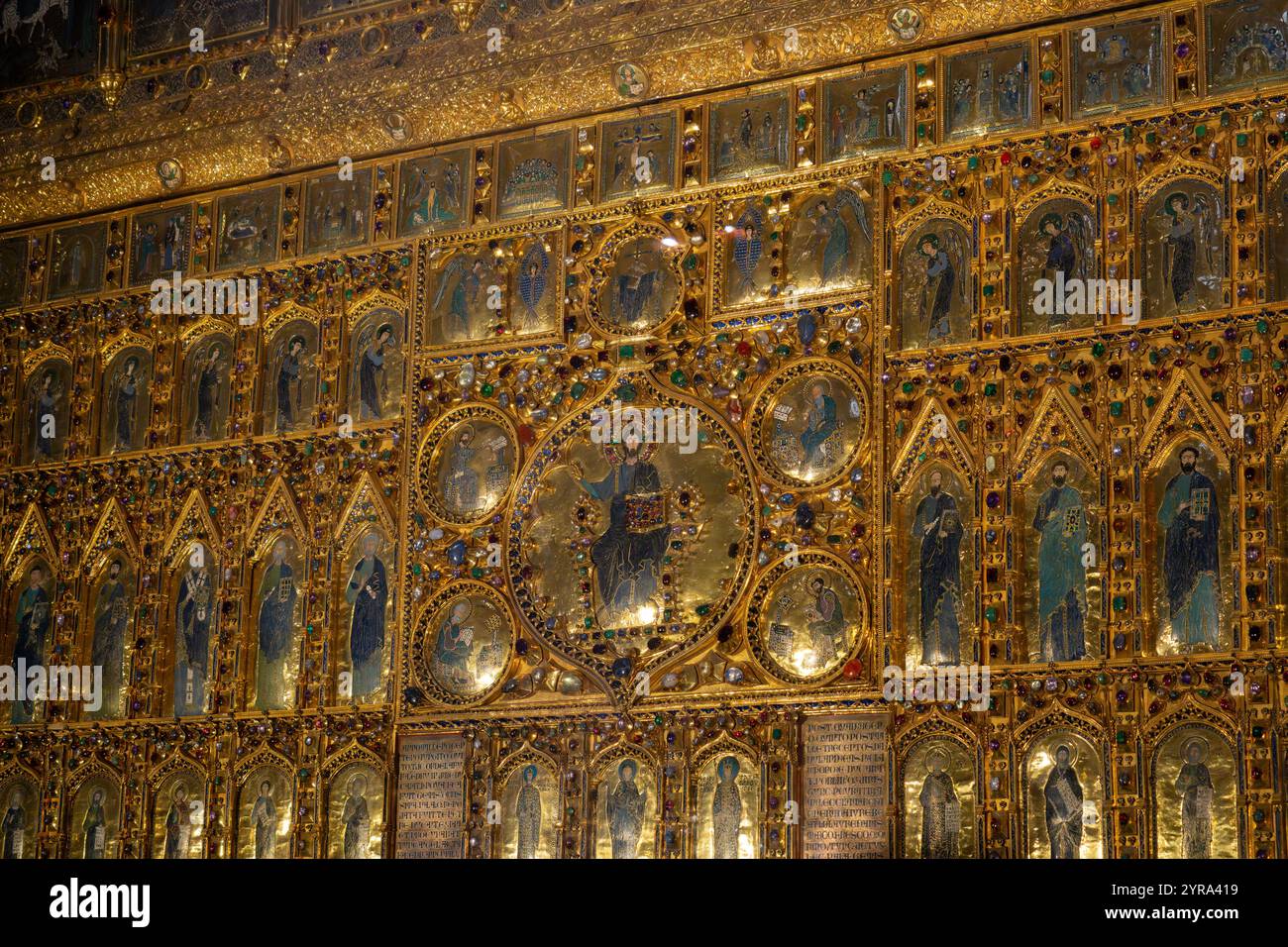The Pala d'Oro or Golden Panel is an alterpiece in St. Mark's Basilica ...