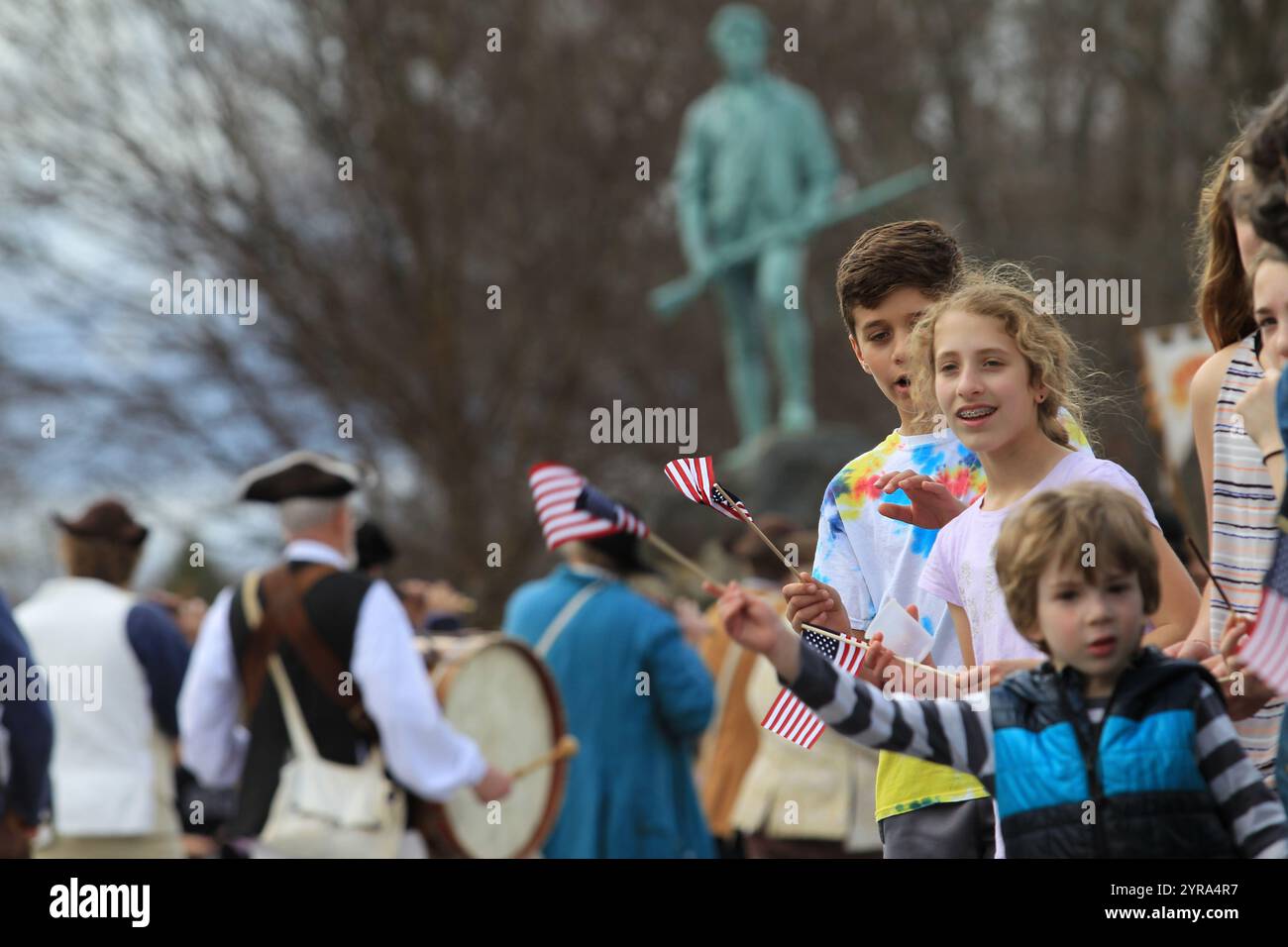 Lexington day parade hi-res stock photography and images - Alamy