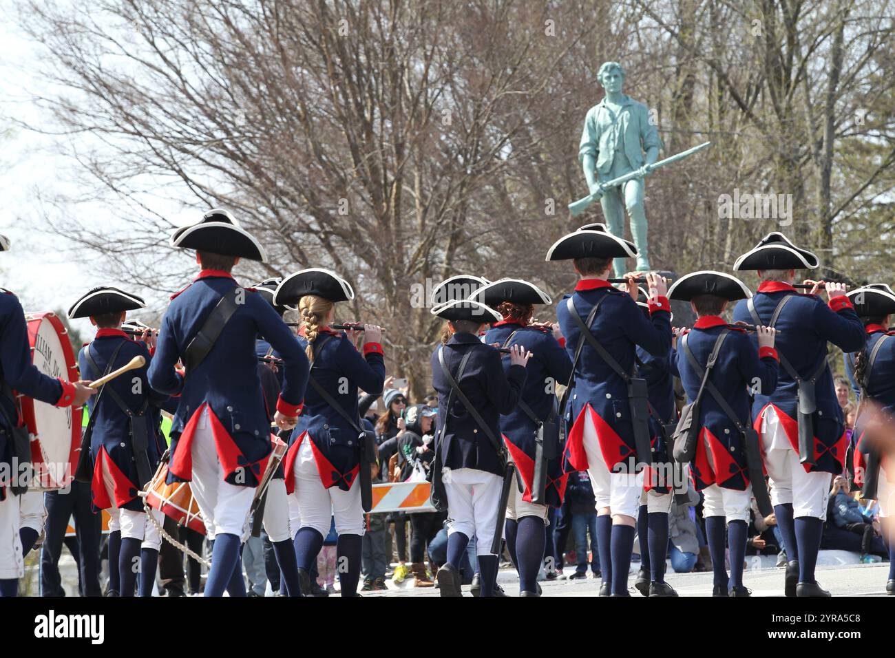 Patriot's Day Parade in Lexington MA, US Stock Photo - Alamy