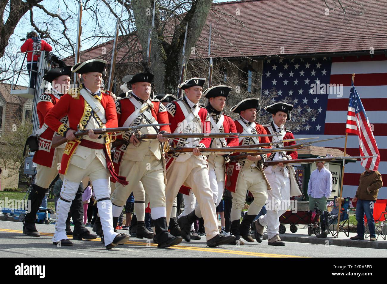 Patriot's Day Parade in Lexington MA, US Stock Photo - Alamy
