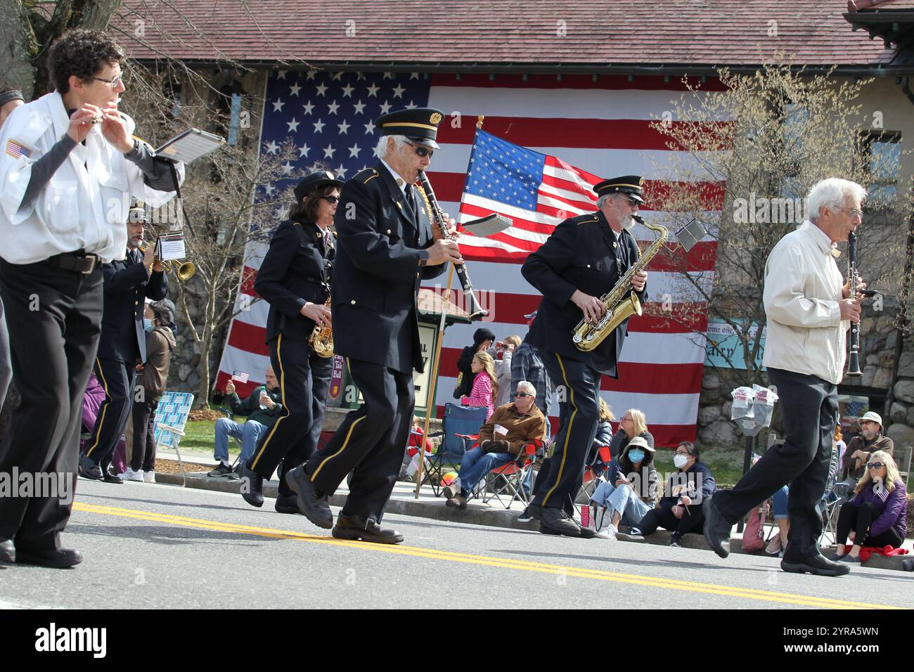 Patriot's Day Parade in Lexington MA, US Stock Photo - Alamy