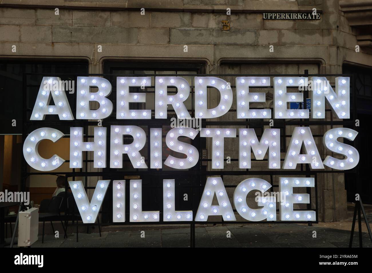 Aberdeen Christmas village Scotland November 2024 Stock Photo - Alamy