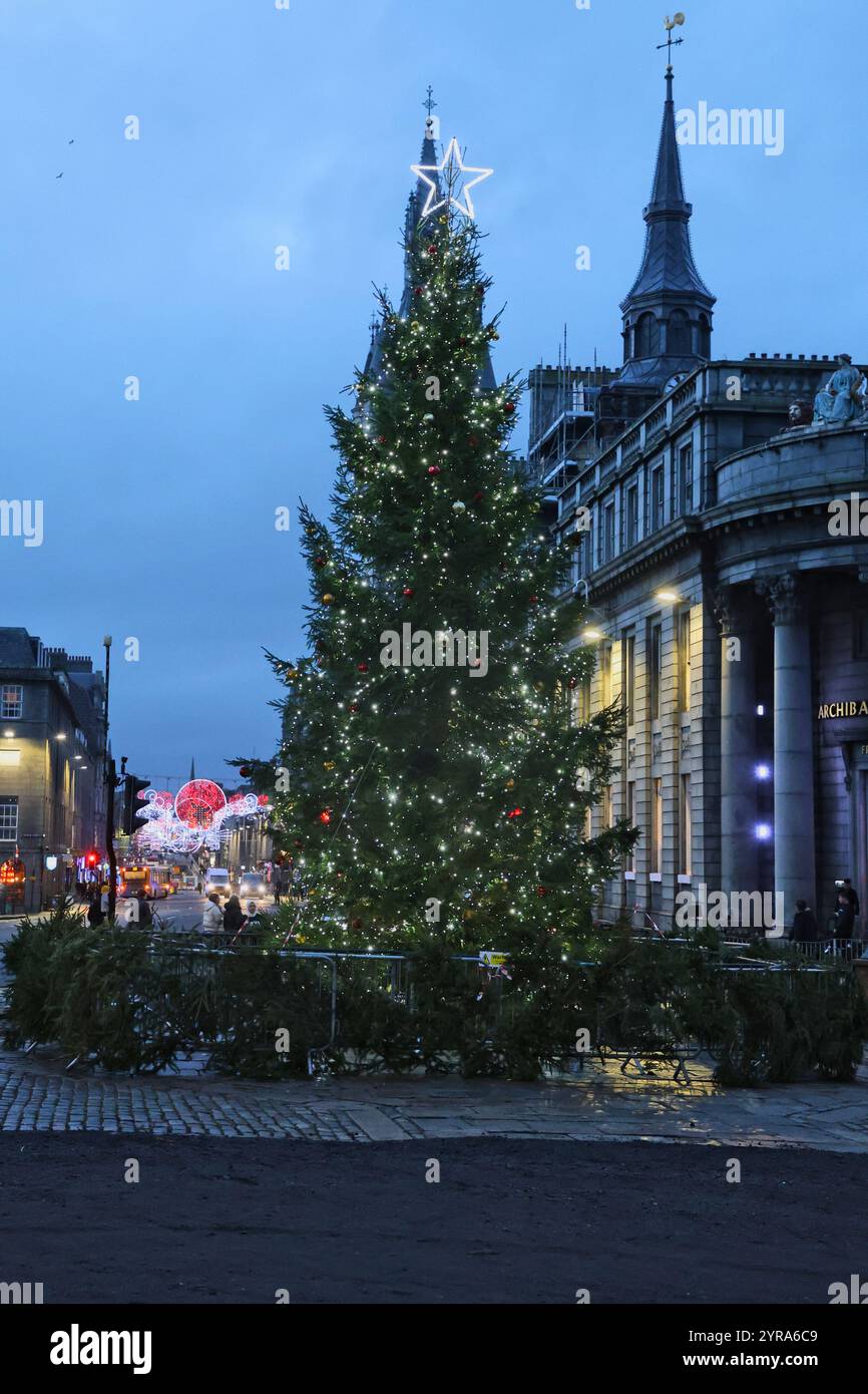Christmas tree Aberdeen Scotland November 2024 Stock Photo - Alamy