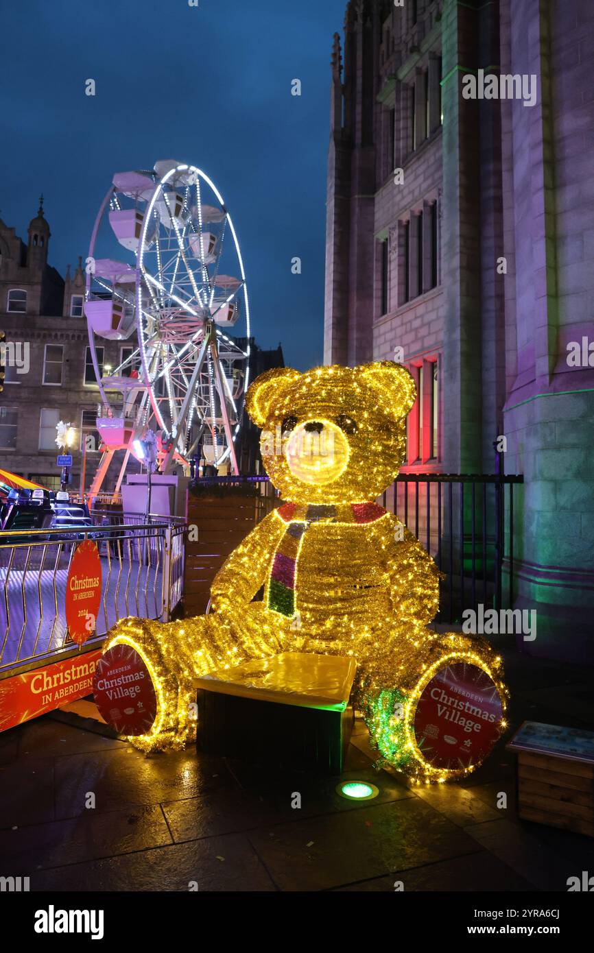 Aberdeen Christmas village Scotland November 2024 Stock Photo - Alamy