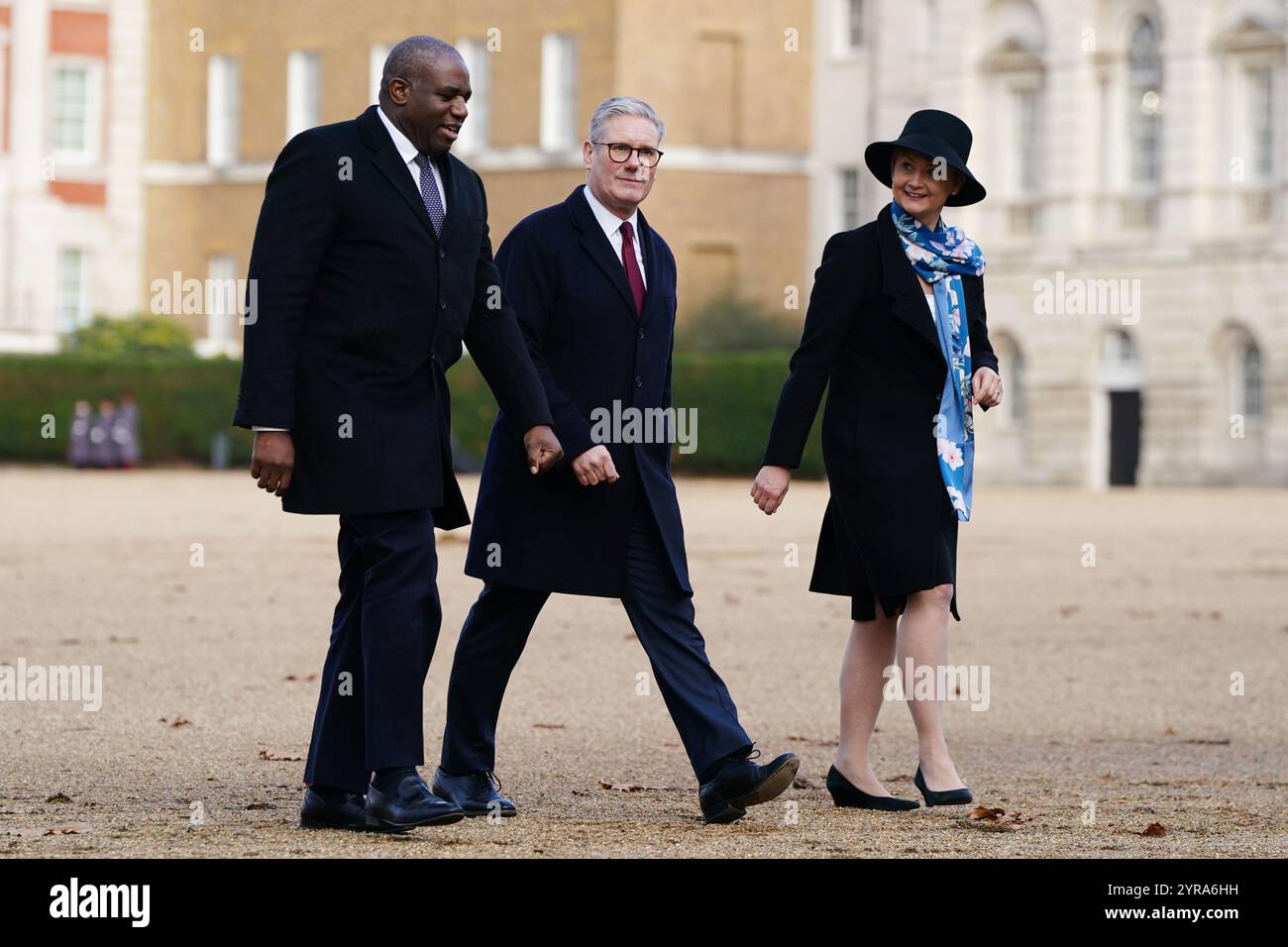 Foreign Secretary David Lammy (left), Prime Minister Sir Keir Starmer ...