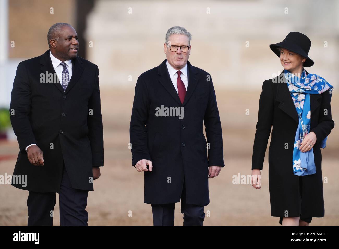 Foreign Secretary David Lammy (left), Prime Minister Sir Keir Starmer ...