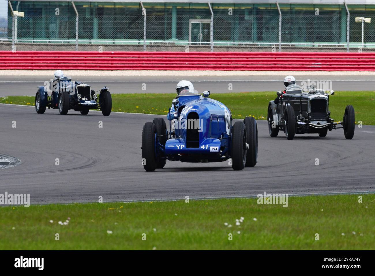 Tim Llewellyn, Bentley 3/8 2 Seater, Silverstone Trophy for VSCC ...