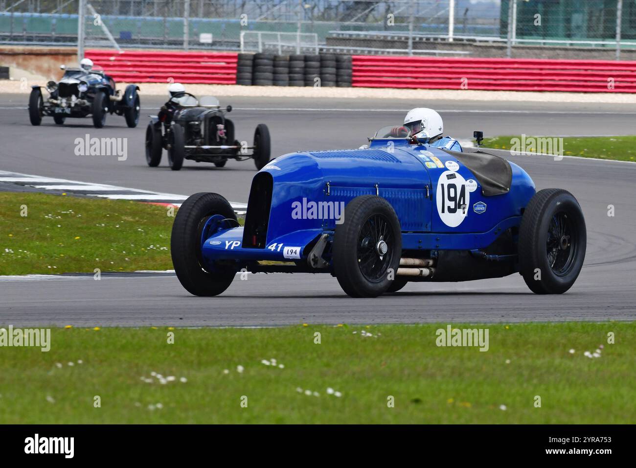 Tim Llewellyn, Bentley 3/8 2 Seater, Silverstone Trophy for VSCC ...
