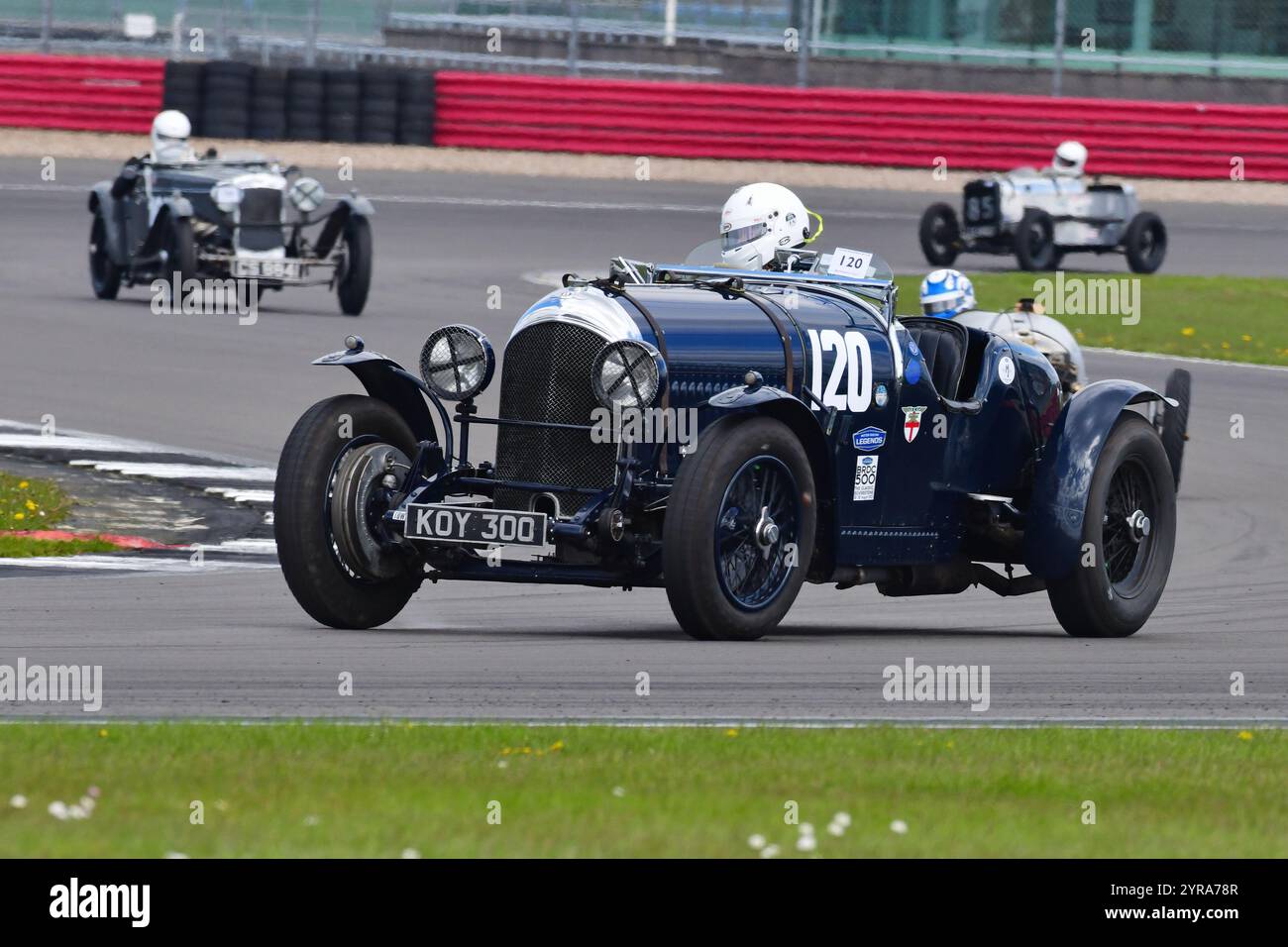 Hugh Apthorp, Bentley 3-4½ litre, Silverstone Trophy for VSCC Specials ...