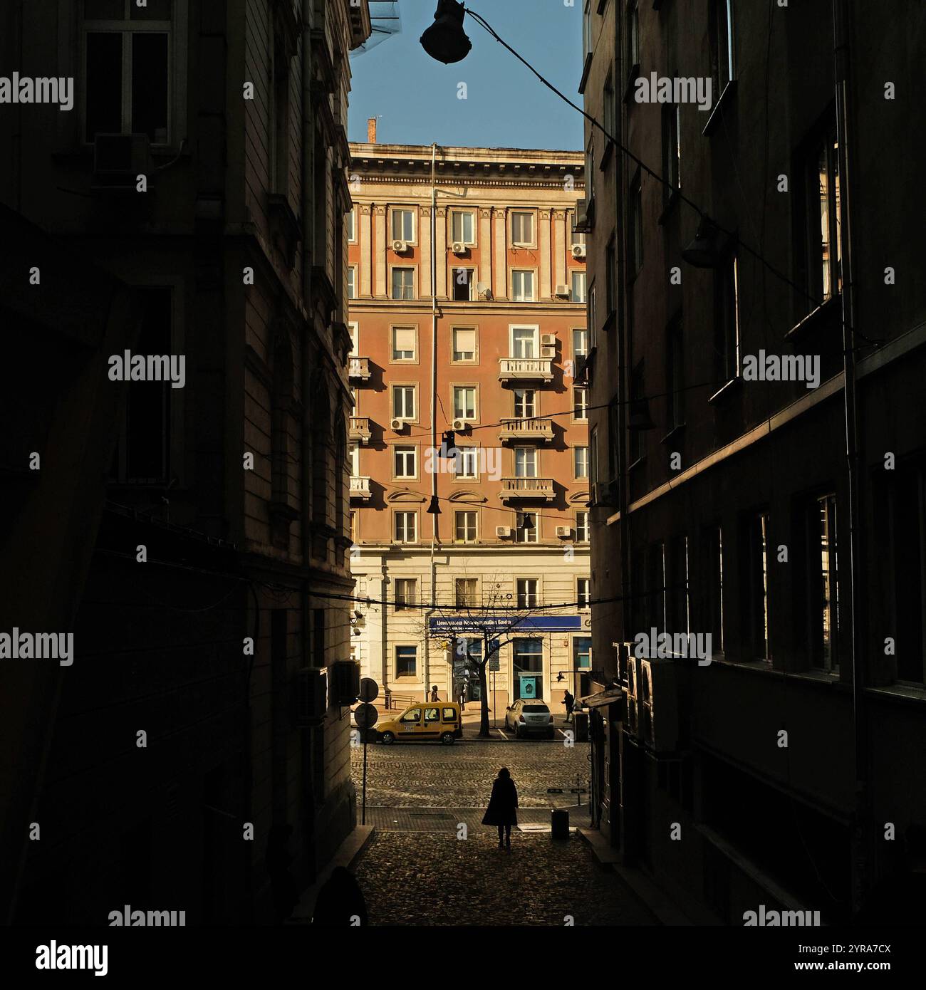 Gasse Ul. Malko Tarnovo in Sofia *** Ul Malko Tarnovo alley in Sofia ...