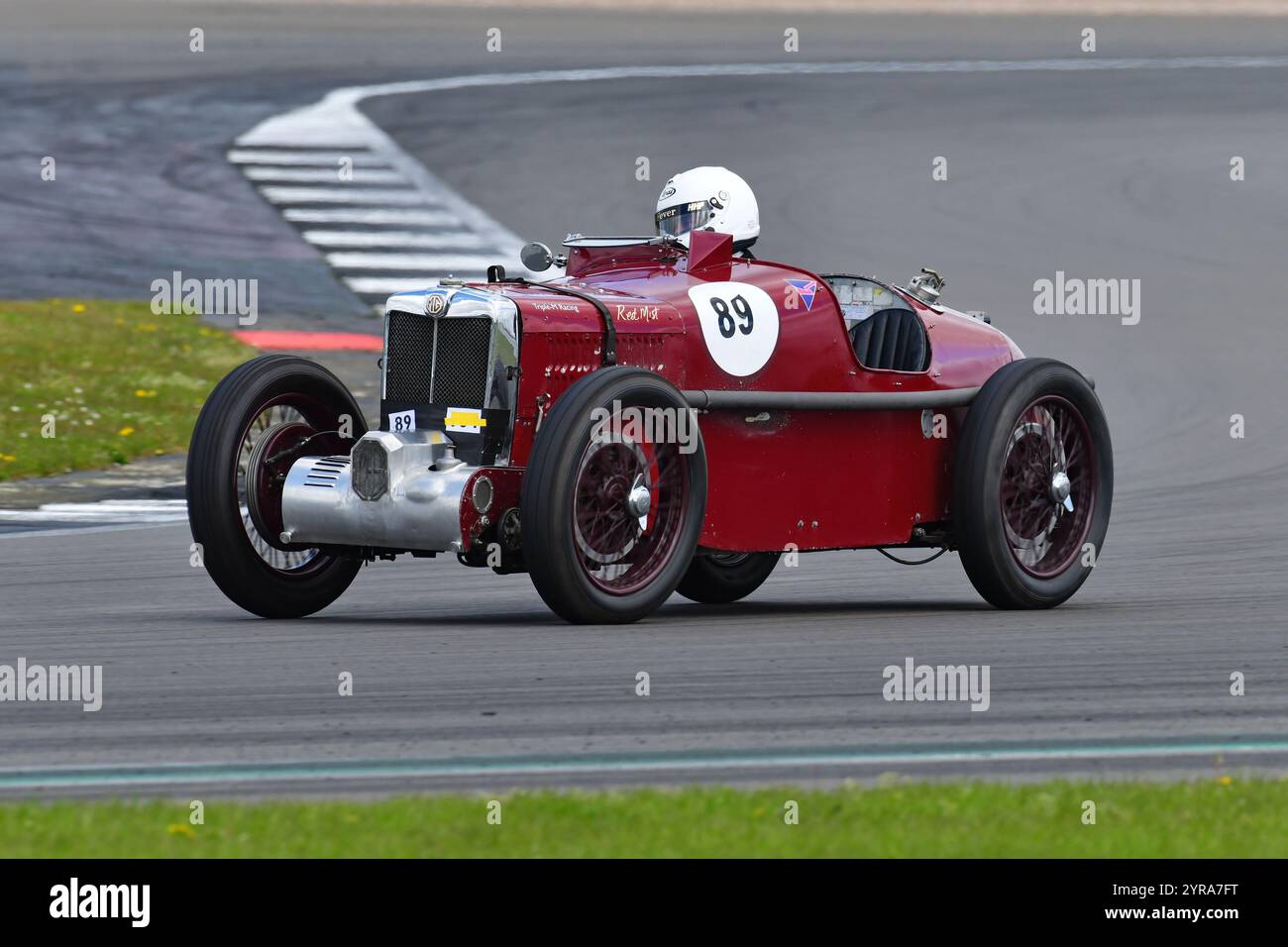 Charles Goddard, MG PA-PB, Red Mist, Silverstone Trophy for VSCC ...