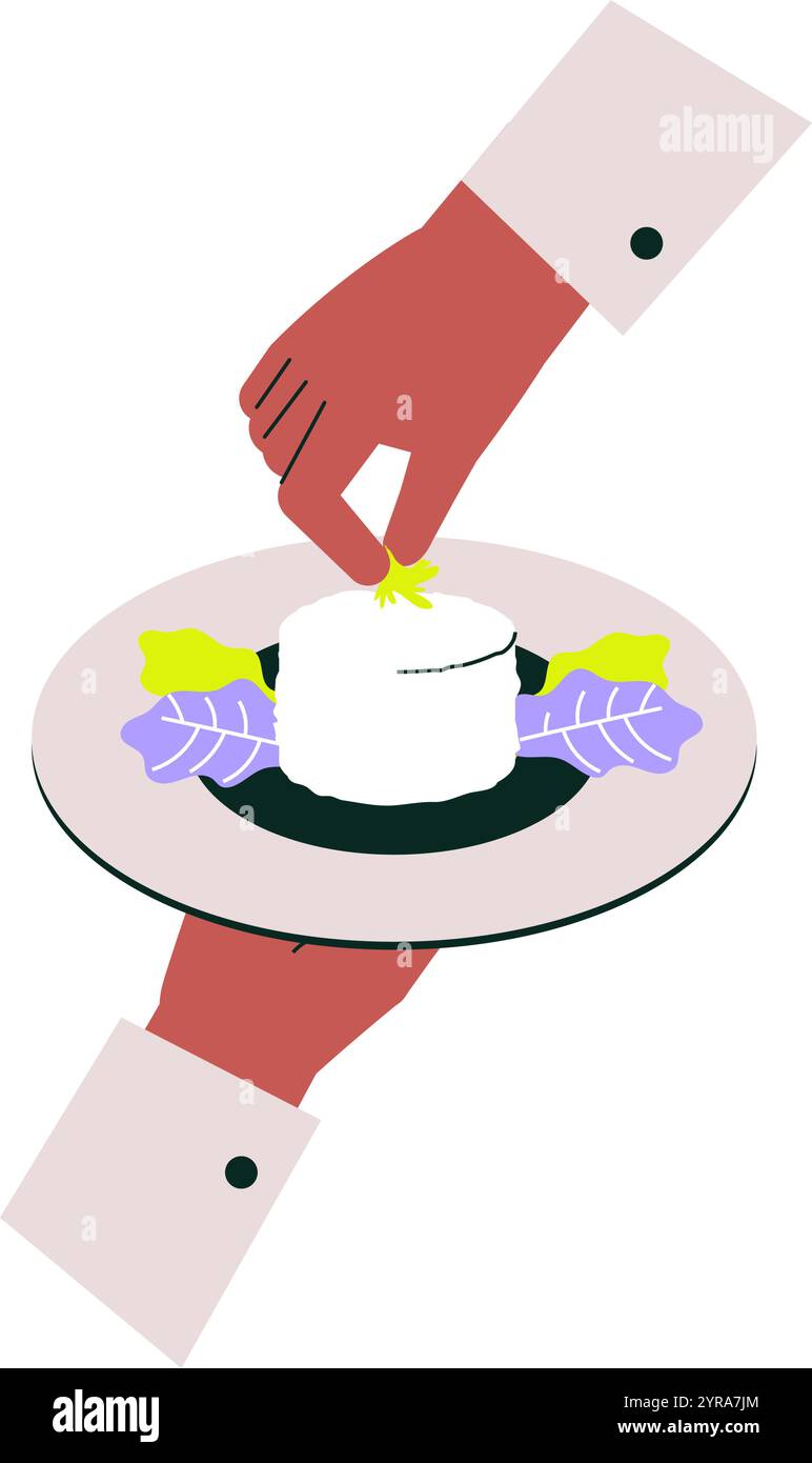 Plating skills Cut Out Stock Images & Pictures - Alamy