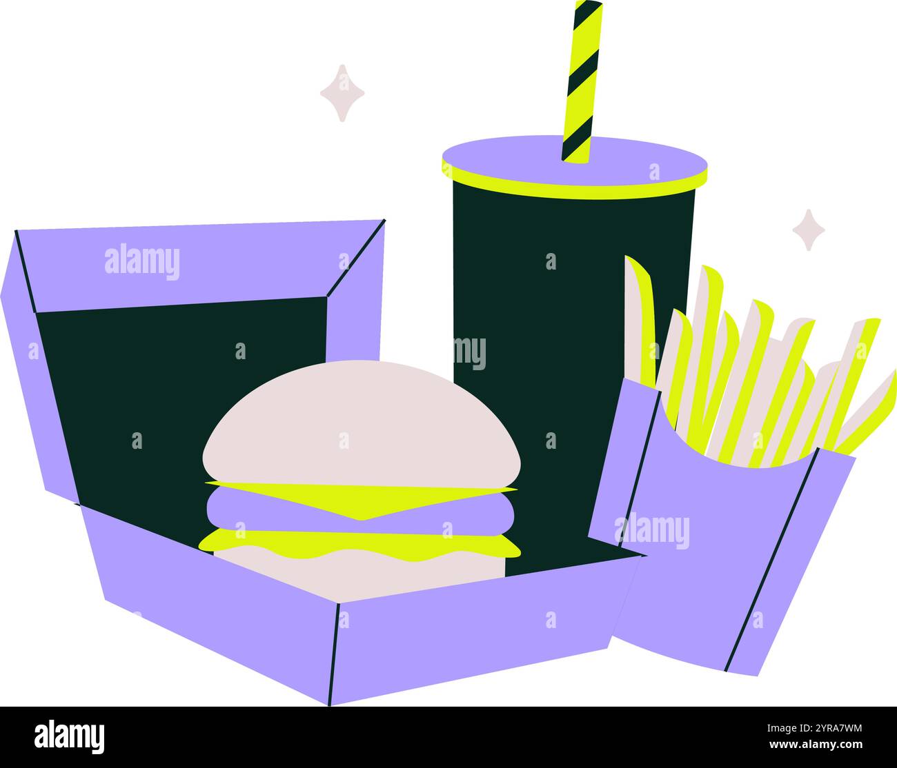 Appetizer combo Stock Vector Images - Alamy