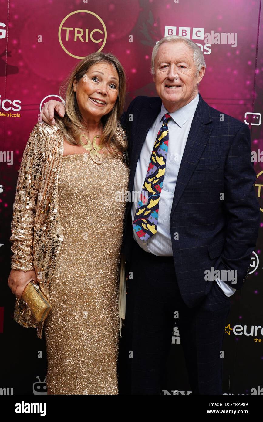 Jane Bird and Chris Tarrant arriving for the TRIC (The Television and ...
