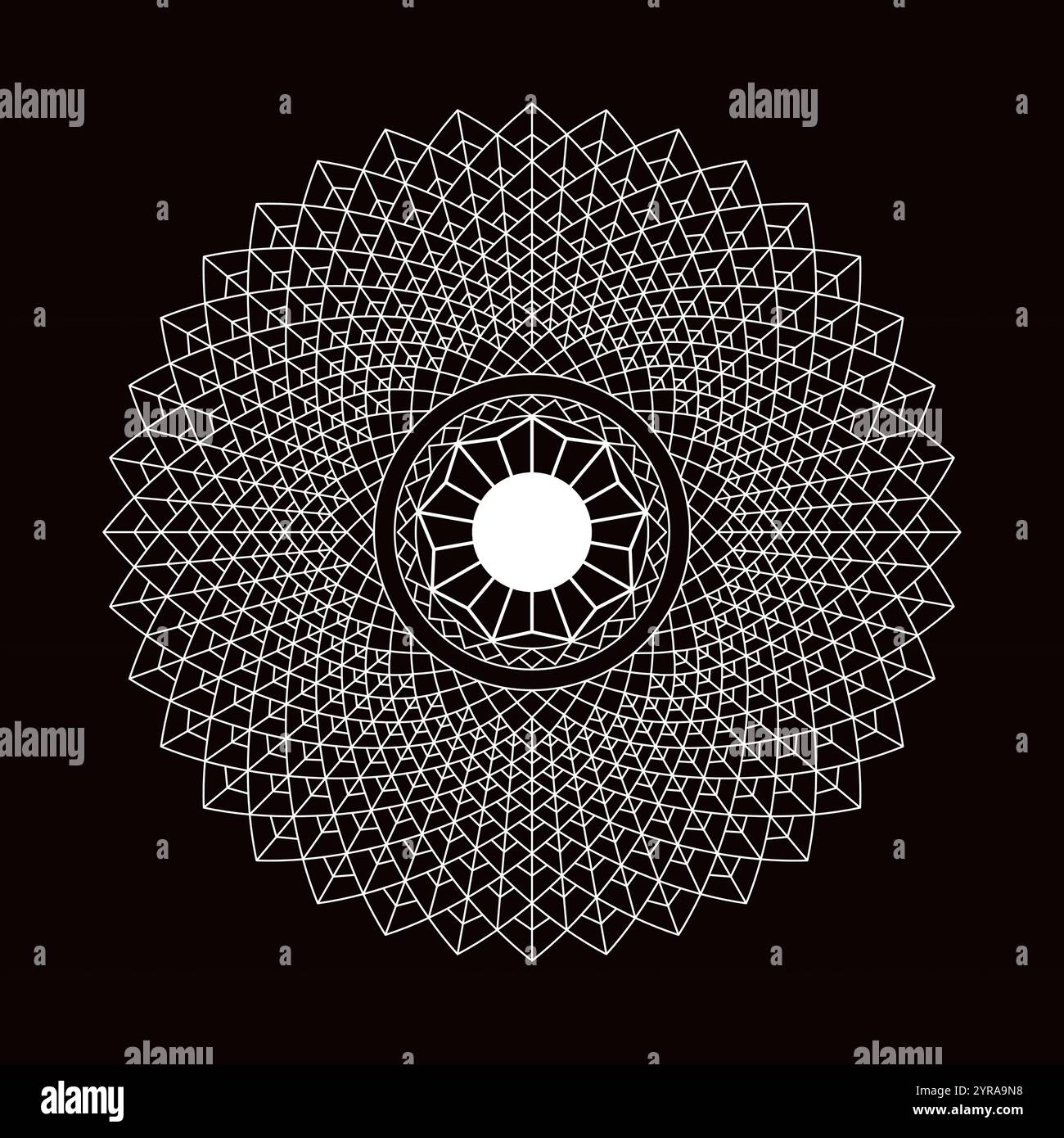 Radial Cosmic Mandala Stock Vector Image & Art - Alamy