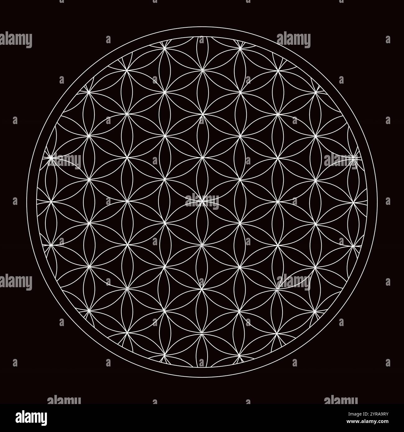 Zen flower pattern Stock Vector Images - Alamy