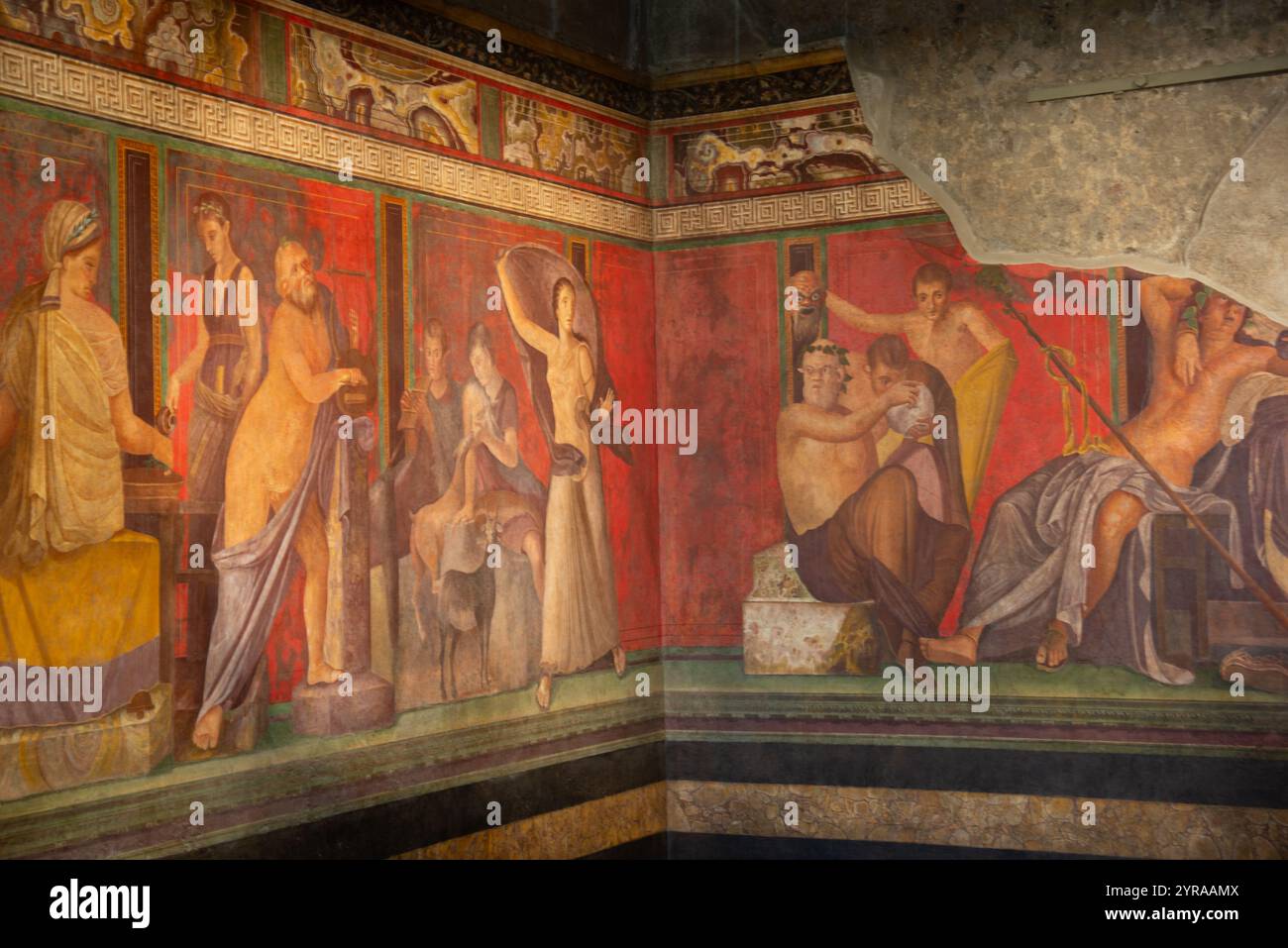 Ancient volcano eruption art hi-res stock photography and images - Alamy