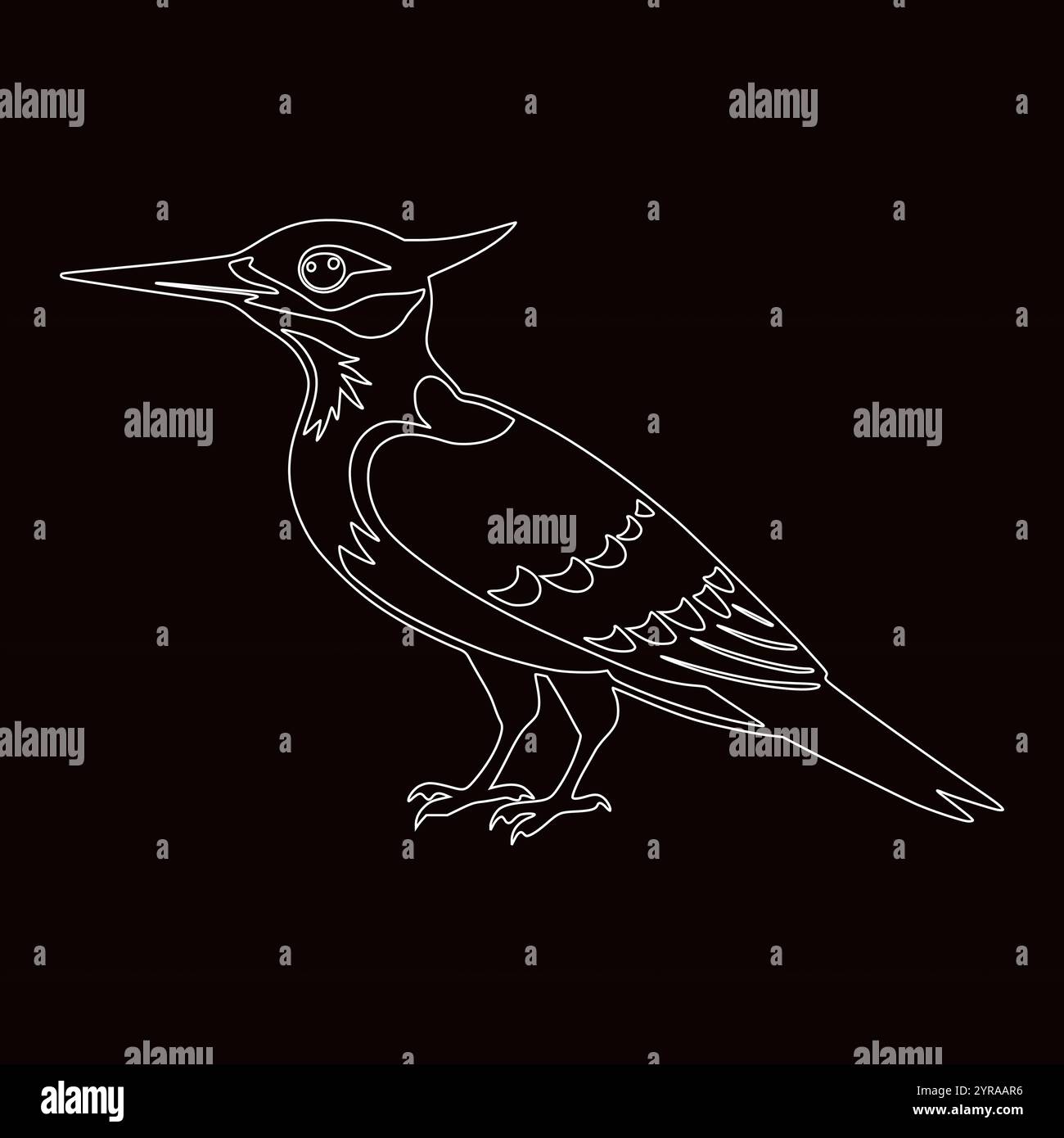 Watercolor and line art Stock Vector Images - Alamy