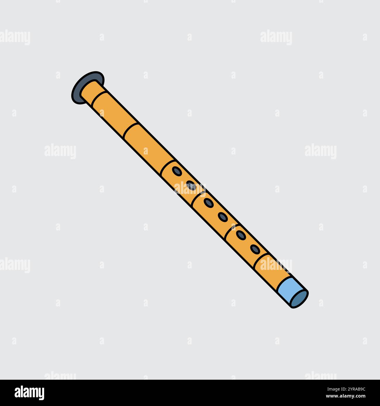 Ney Instrument Drawing
