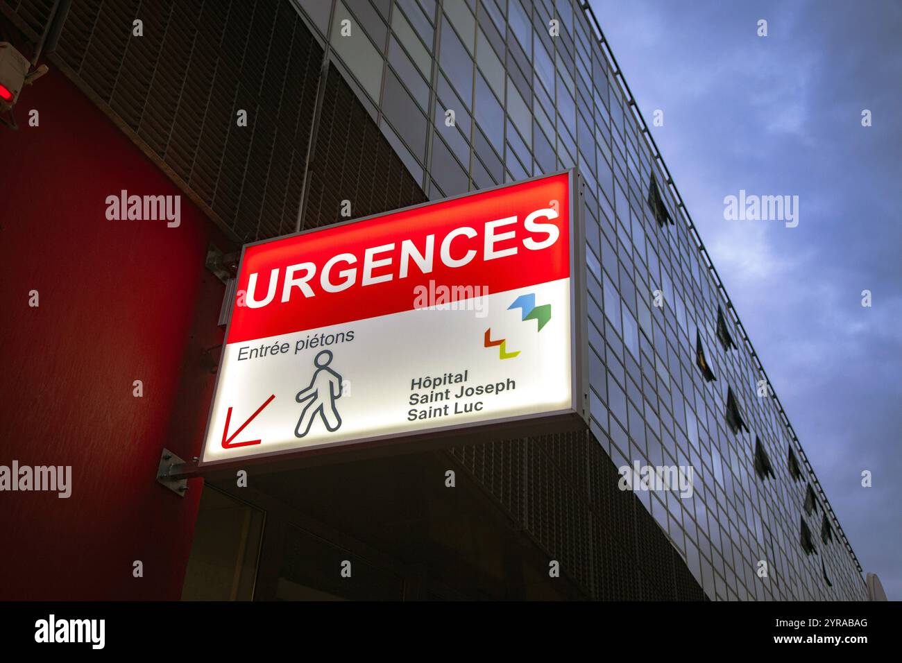 Lyon (central-eastern France): Saint-Joseph Saint-Luc Hospital ...
