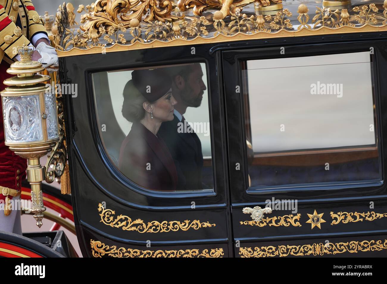 The Prince and Princess of Wales arrive at Buckingham Palace, London ...