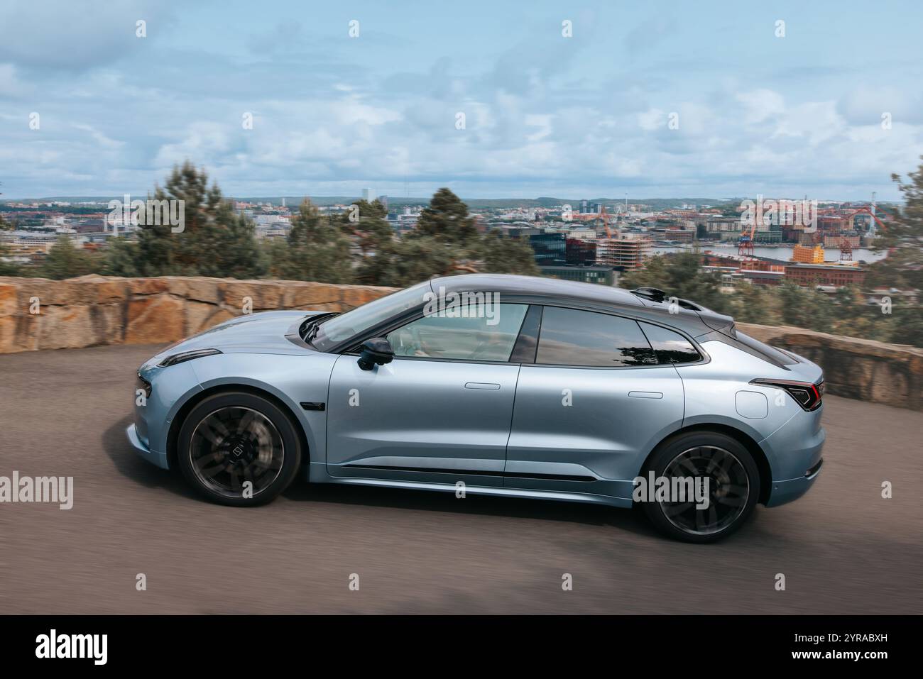 Sweden, 2023/06/29: SUV electric model Zeekr 001 from the Chinese brand ...