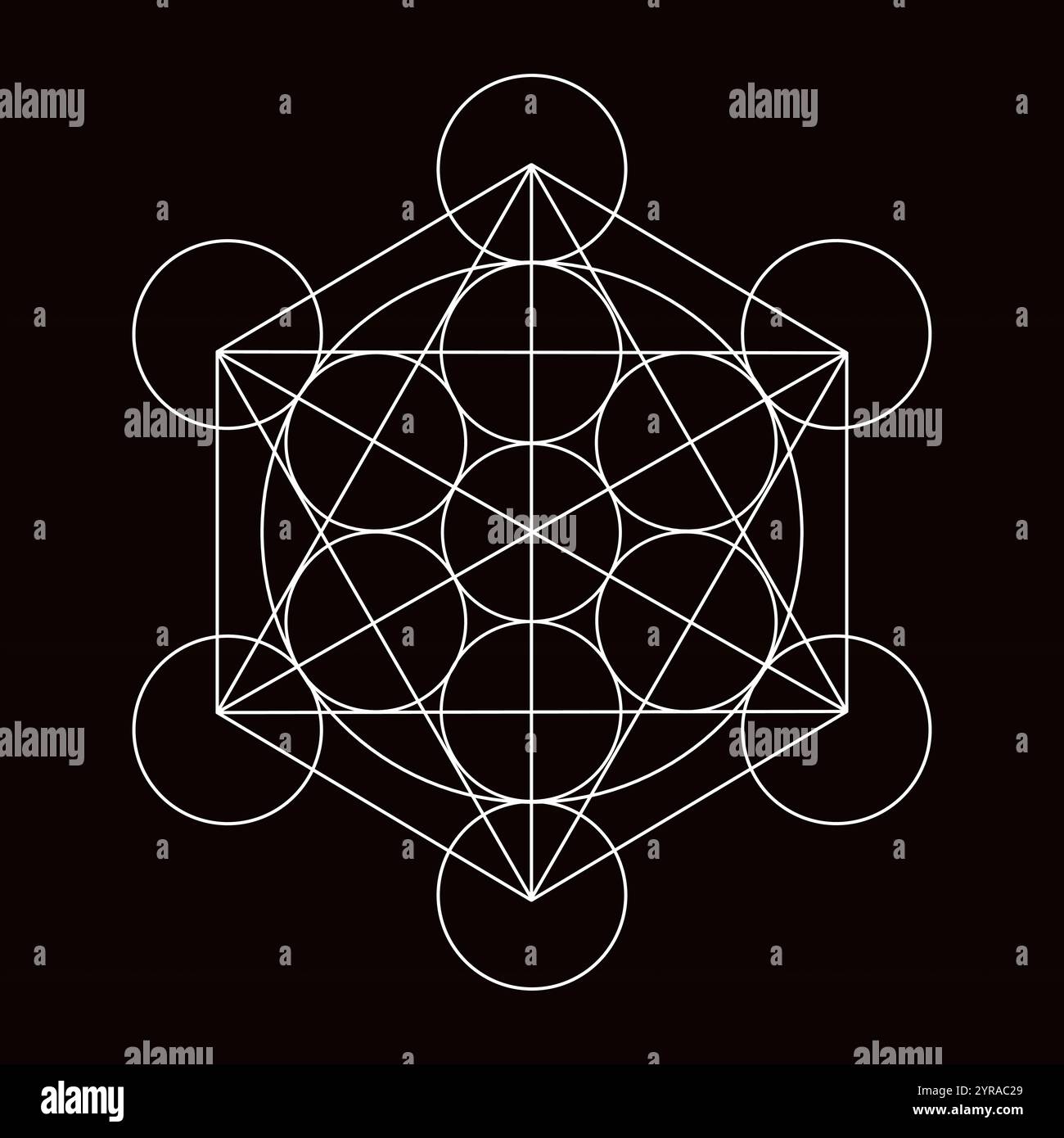 Seamless seed life symbol hi-res stock photography and images - Alamy