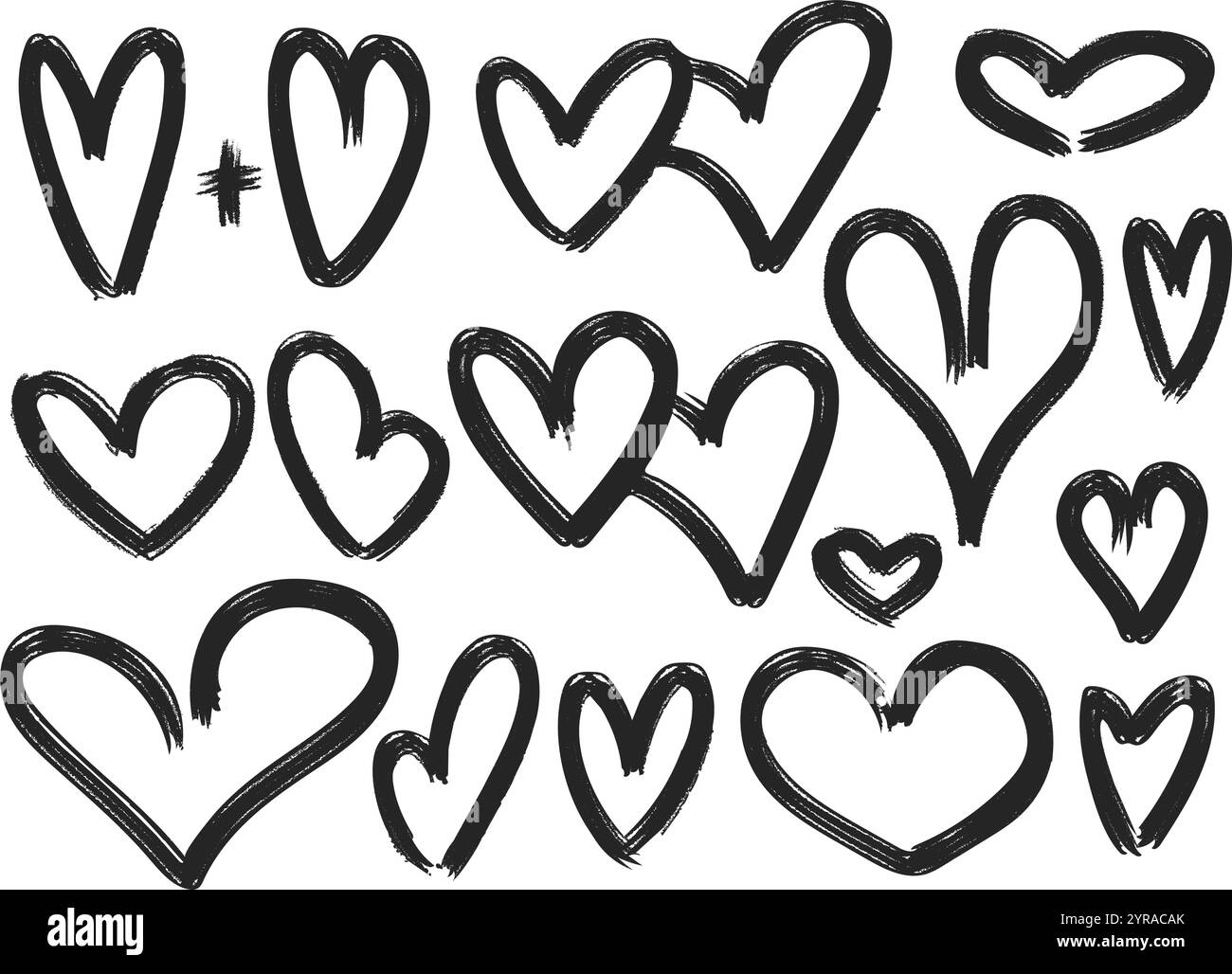 Love clip art Black and White Stock Photos & Images - Alamy