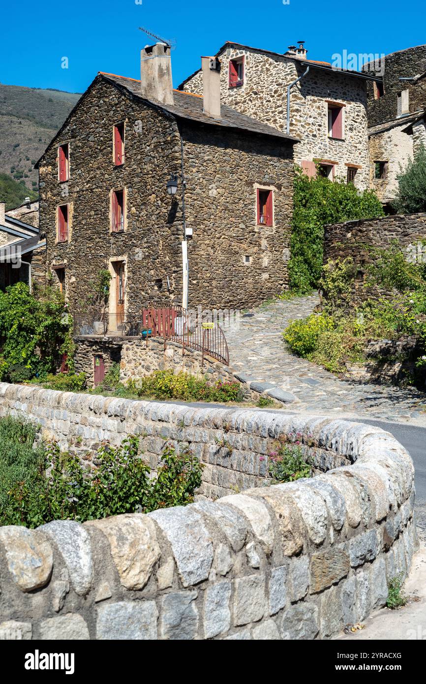 The village of Evol is part of the town of Olette (south of France ...