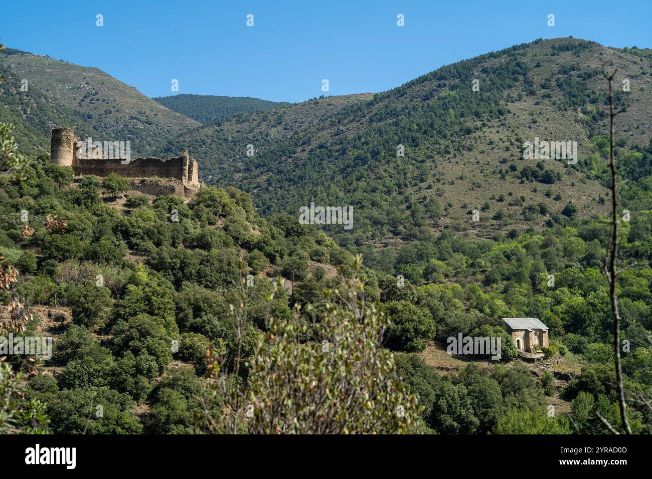 The village of Evol is part of the town of Olette (south of France ...