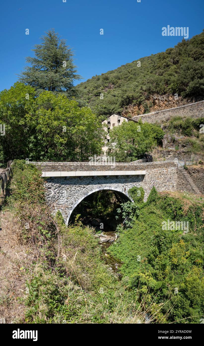 The village of Evol is part of the town of Olette (south of France ...