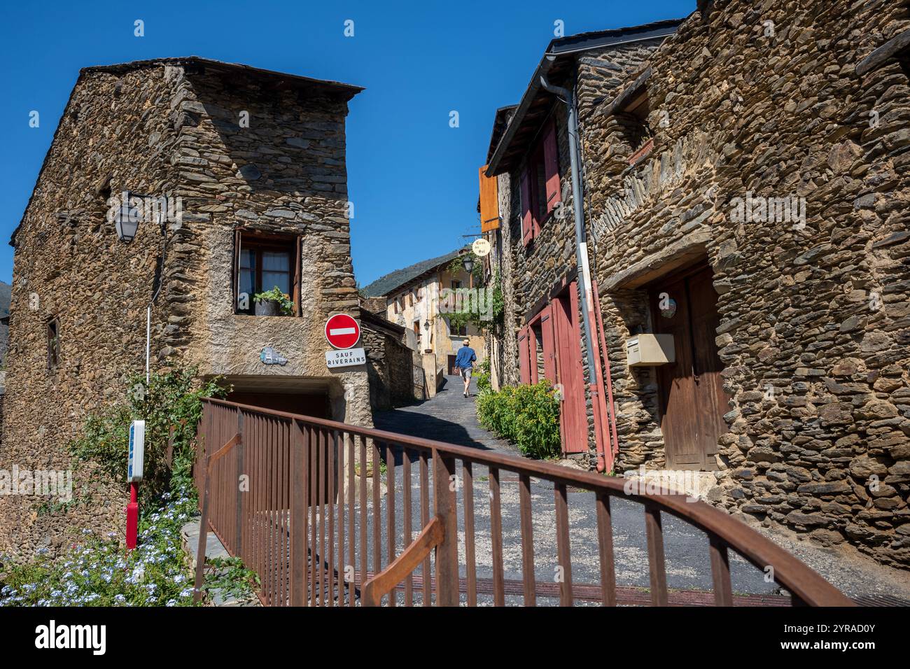 The village of Evol is part of the town of Olette (south of France ...