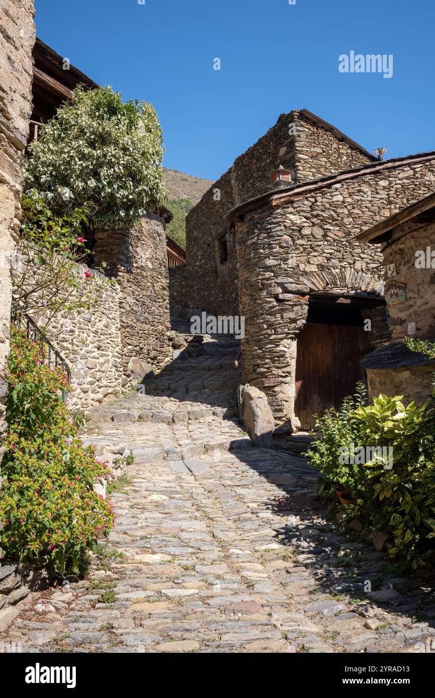 The village of Evol is part of the town of Olette (south of France ...