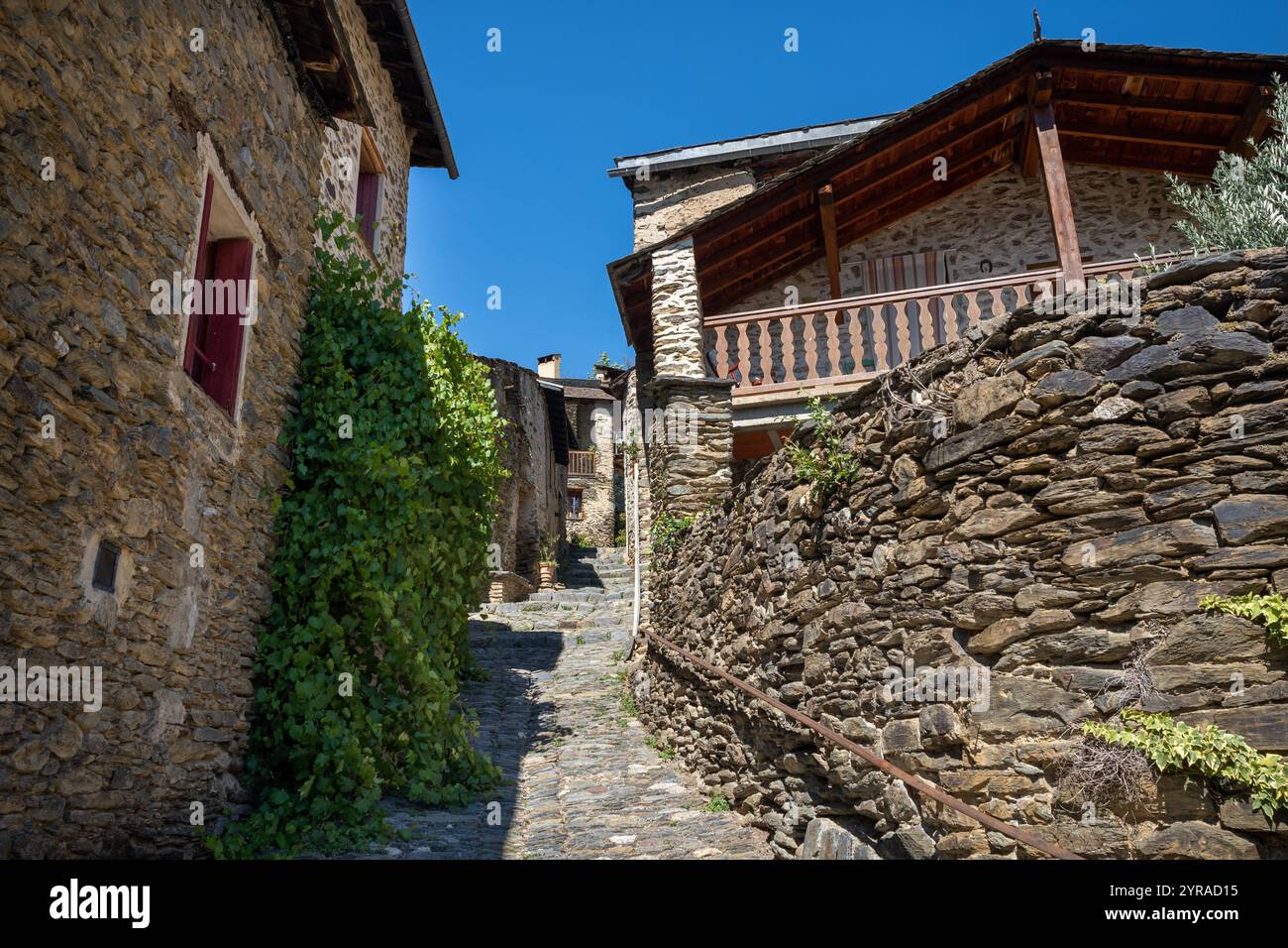 The village of Evol is part of the town of Olette (south of France ...