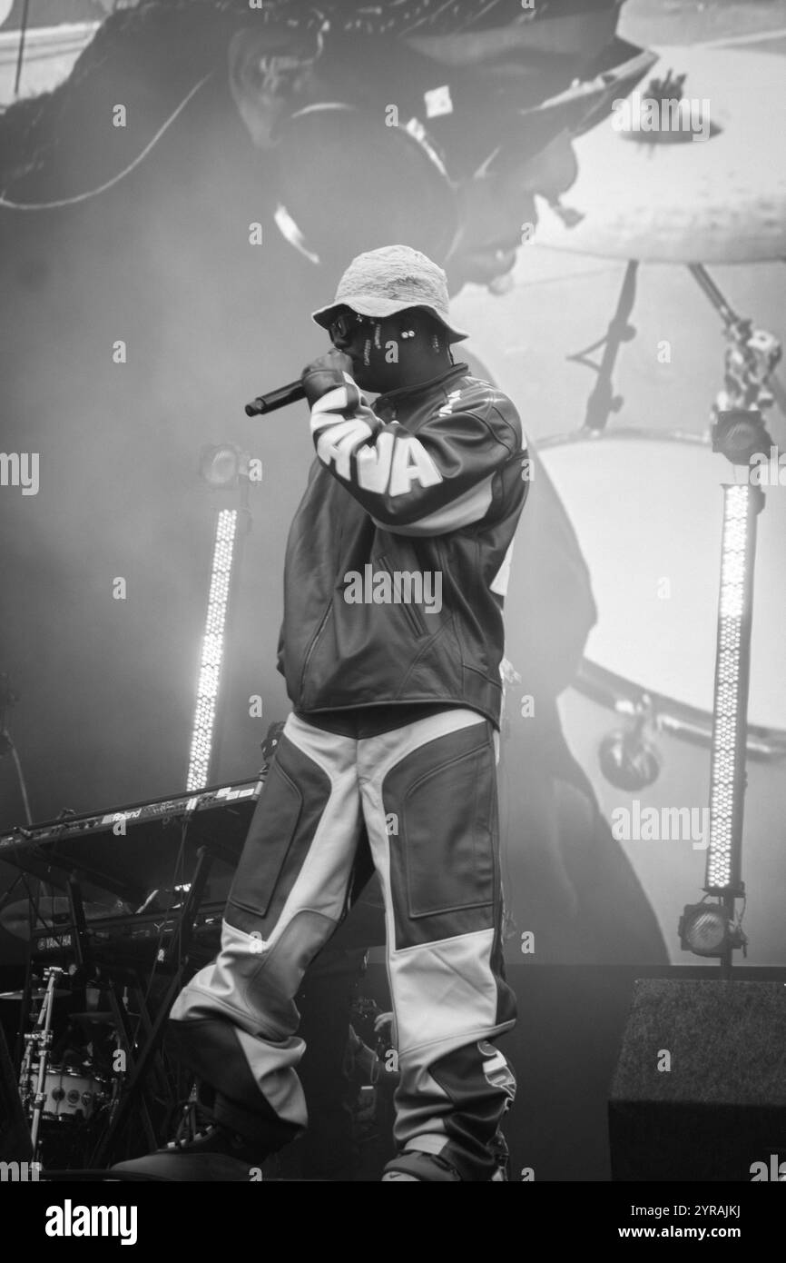 Wireless festival london Black and White Stock Photos & Images - Alamy