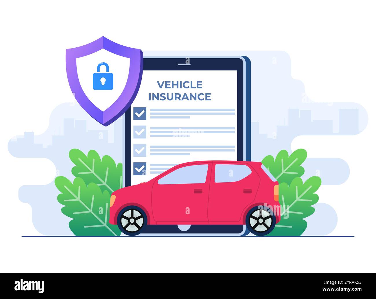 Protection shield infographic design Cut Out Stock Images & Pictures ...