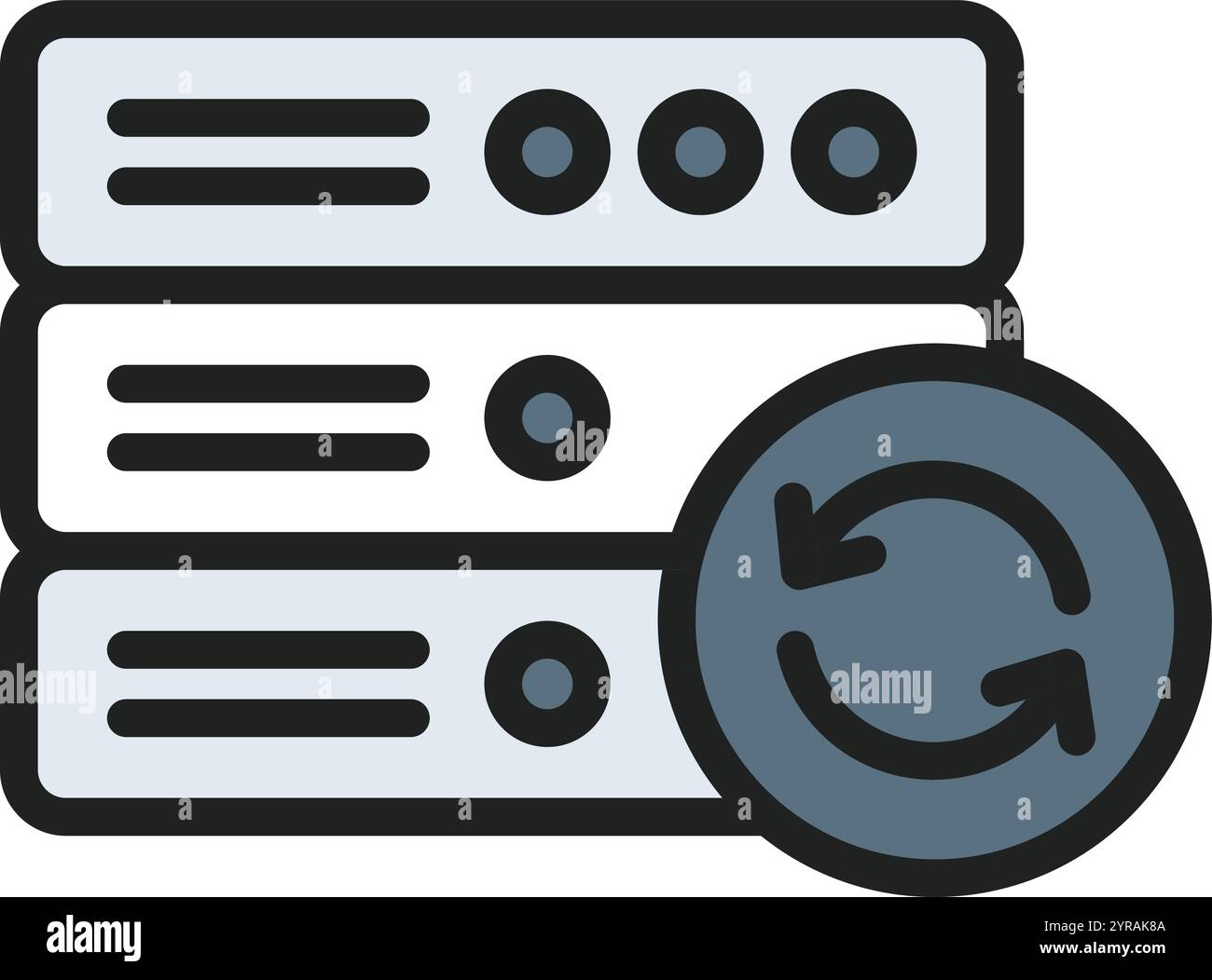 Backup icon vector image. Suitable for mobile application web ...