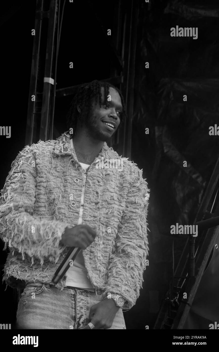 Wireless festival london Black and White Stock Photos & Images - Alamy